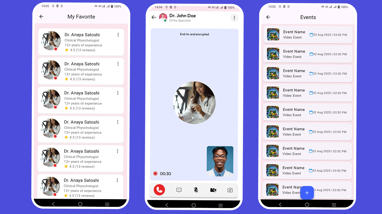 Consultation App | Flutter Consultation App UI Kit | Online Advice App | Flutter Template by ...